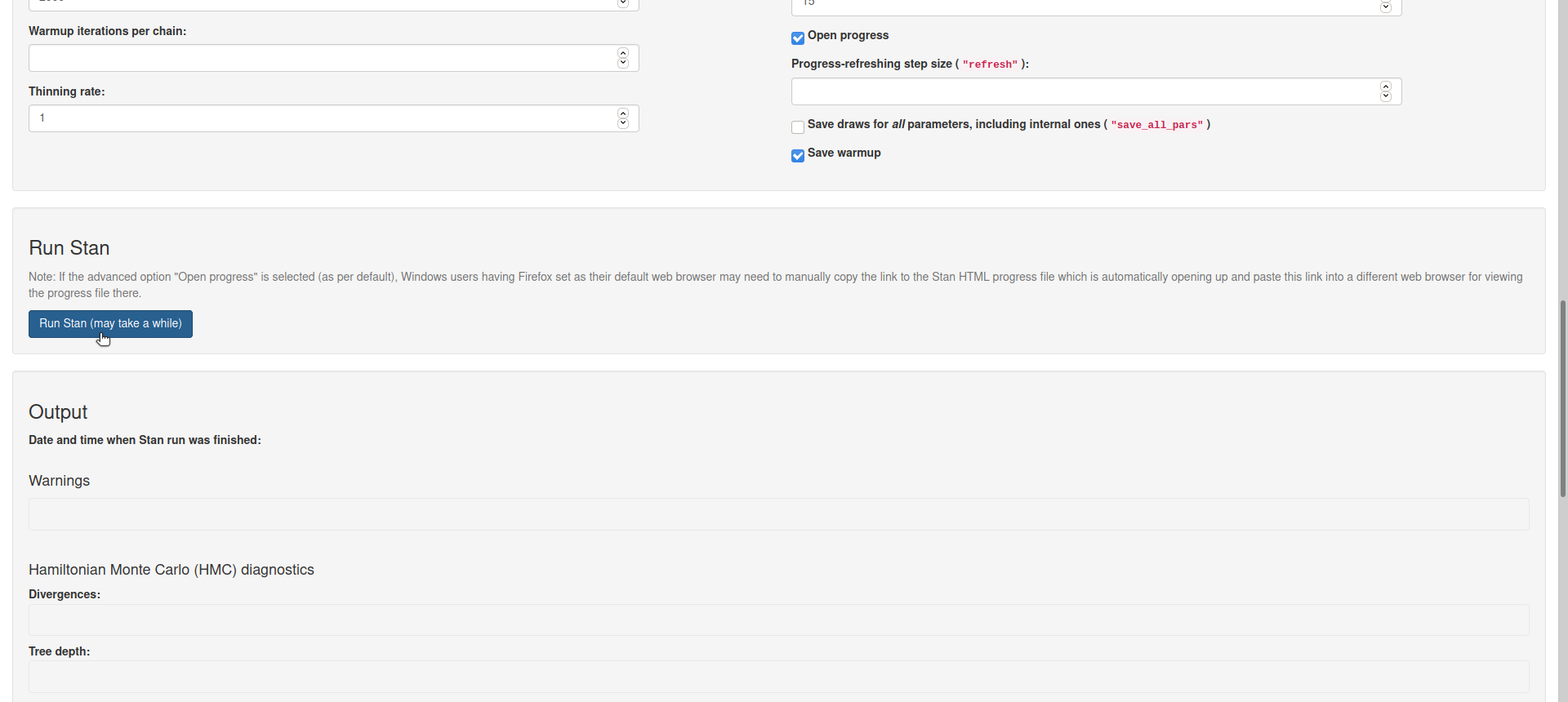 Get started • shinybrms
