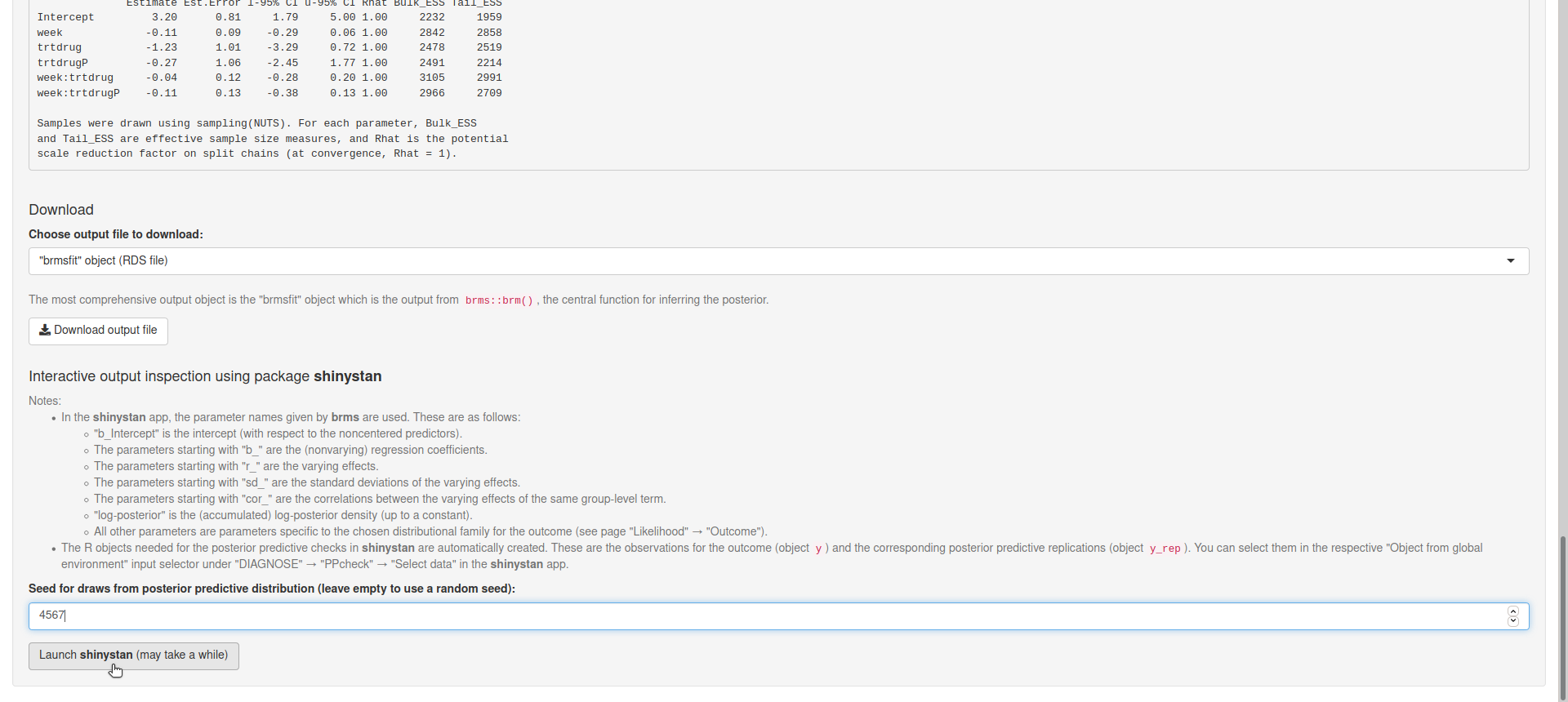 Get started • shinybrms